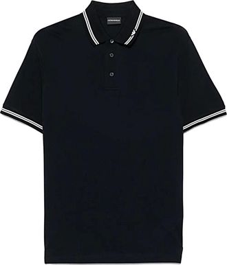 Emporio Armani Homme, Tops, Noir, Taille: 2XL Polo