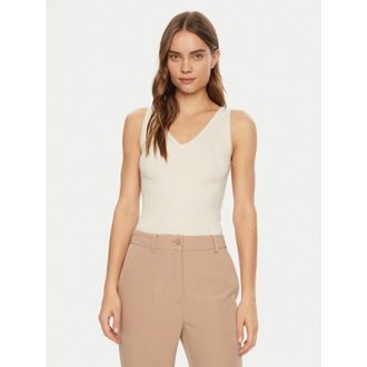 Guess Top W5RR18 Z34O0 Wei&szlig; Regular Fit