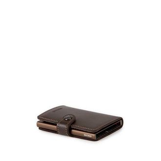 Secrid Mini porte-cartes en cuir grain&eacute; m&eacute;lang&eacute;