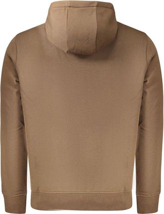 Napapijri Cotton Logo Hoodie - Brown