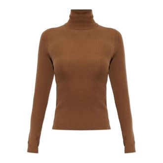 Max Mara Wollpullover mit Rollkragen Cavallo - - Knitwear - Damen - Braun - L