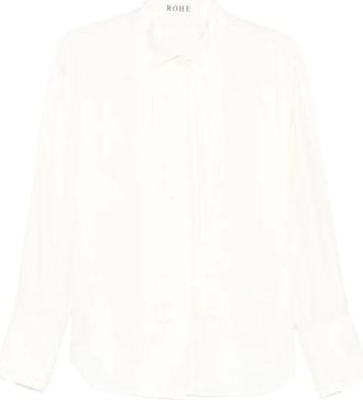 R&oacute;he Femme, Blouses et Chemises, Beige, Taille: 42 FR Camicia