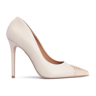 Kazar Lederpumps mit einer Metallspitze - - Shoes - Damen - Beige - 41 EU