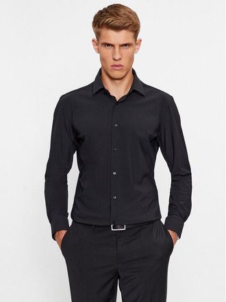 HUGO BOSS Hemd P-Hank-S-Kent-C1-222 50503554 Schwarz Slim Fit