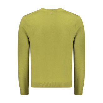 Napapijri Merino Wool Crew Neck Sweater - Green