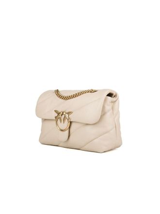 Pinko Love Puff Crossbody Bag - Beige