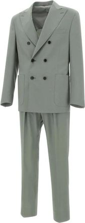 Corneliani Homme, Costumes, Vert, Taille: M Costume crois&eacute;