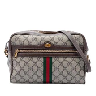 Gucci Pre-owned Ophidia Crossbody - Femme - Pre-owned - Brun - Taille: ONE Size