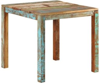 vidaXL Vidaxl - Table de salle à manger 82x80x76 cm Bois de récupération solide