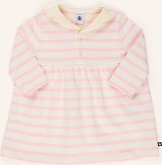 Petit Bateau Petit Bateau Kleid Mit R&uuml;schen weiss