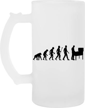 Vendax Lustig Evolution Von Flipper Glas Bier Becher Tasse Glass Beer Mug Cup