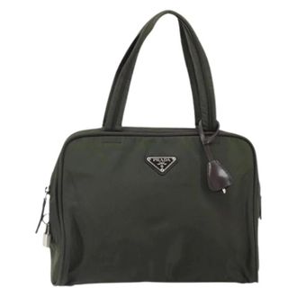 Prada Sac en nylon Pre-owned - Femme - Pre-owned - Vert - Taille: ONE Size