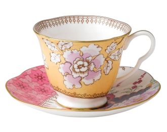 Wedgwood Butterfly Bloom theekop en schotel