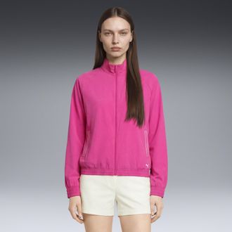 Puma Veste de golf Wind Femme, V&ecirc;tements, Rose, XXL