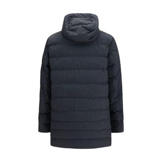 Herno Hooded Padded Down Jacket - Gray