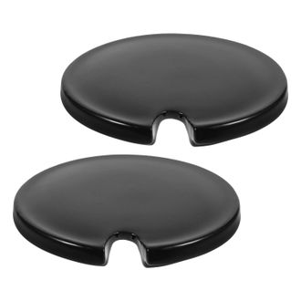 Cabilock 2st&uuml;cke Keramikdeckel F&uuml;r Tassen Ersatzdeckel F&uuml;r Teetassen Deckel F&uuml;r Kaffeetassen Mit Einkerbung Auslaufsicher F&uuml;r Tee Und Kaffee Haltbar Und Sauber