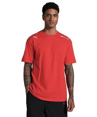 Puma F1 Ess Graphic Tee-Relaxed T-Shirt, Rouge Pop, XL Homme