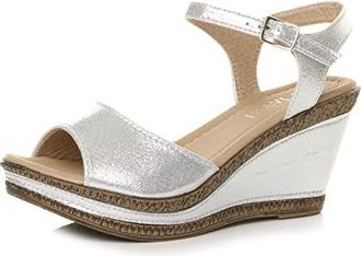 Ajvani Femmes talon compensé haut espadrille sandales à plateforme pointure 6 39