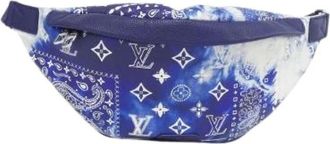 Louis Vuitton Pre-owned Monogram Discovery Bum Bag Sac Bandouli&egrave;re en Cuir de Veau - Homme - Pre-owned - Bleu - Taille: ONE Size
