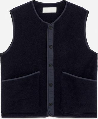 Arket 2-in-1-Wollpullunder -Blau