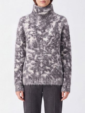 Joseph Rollkragenpullover mit abstraktem Muster aus Alpakawollmischung mit Rippb&uuml;ndchen