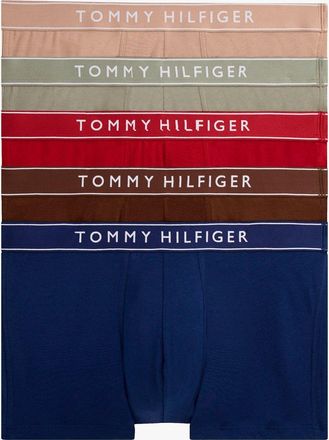 Tommy Hilfiger Lot de 5 boxers en coton m&eacute;lang&eacute;