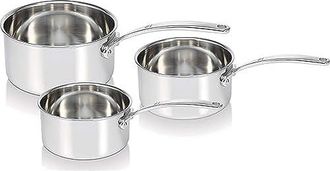 Beka 13416974 Tri Lux S&eacute;rie de 3 Casseroles en acier inoxydable Triply 16/20 cm