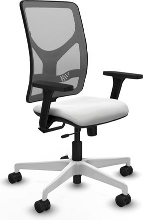 Piqueras y Crespo B&uuml;rostuhl mit 3D-Armlehnen, h&ouml;henverstellbare Lendenwirbelst&uuml;tze, ausgestattet mit Synchron/Translack und Schneideschaum, mit Rollen von 65 mm, Nylon,