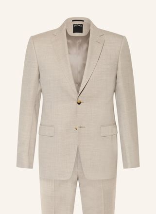 Ermenegildo Zegna Zegna Anzug Drop 7 Extra Slim Fit beige