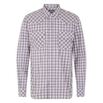 Diesel S-East Long CL Western Shirt - - Shirts - Herren - Grau - S