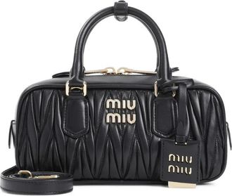 Miu Miu Crossbody Bags - Matelassé Leather Handbag - Gr. unisize - in Schwarz - für Damen
