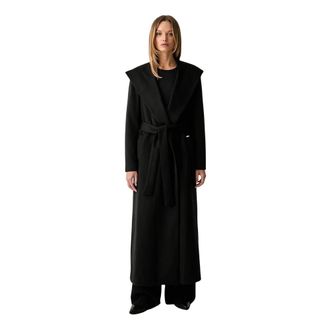 Fracomina Robe Coat - - Coats - Damen - Schwarzk - M