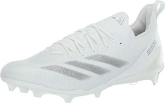 adidas Baskets Adizero Ghost pour homme, Blanc/argenté métallisé/blanc., 17