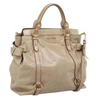 Miu Miu Pre-owned Tote Bag - - Pre-owned - Damen - Beige - ONE SIZE