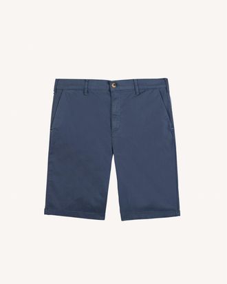 Faguo Bermuda bleu marine coton - SAULIEU