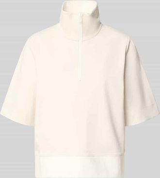 Marc Cain Sweatshirt mit Stehkragen und 1/2-Arm