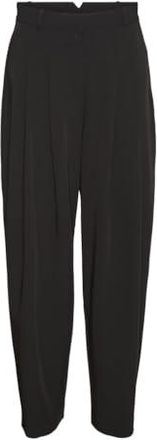 Vero Moda Vmisabelle Hw Pants VMA Noos Pantalons, Noir, 36 Femme