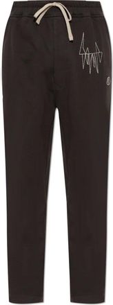 Rick Owens unisex, Pantalons, Brun, Taille: XS Drawstring Jogger