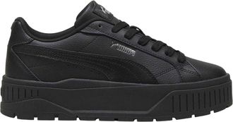 Puma Karmen II Sneaker f&uuml;r Damen, Leder, Plattform-Absatz (Schwarz)