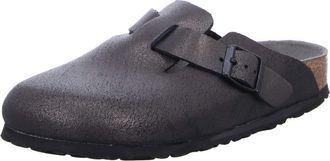 Birkenstock Classic Arizona Birko-Flor, Unisex-Erwachsene Pantoletten, Schwarz (Schwarz), 44 EU