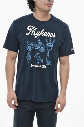 MC2 Saint Barth Crewneck T-Shirt MYKONOS SURVIVAL KIT Printed size Xl
