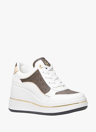 Michael Kors Baskets compens&eacute;es en cuir