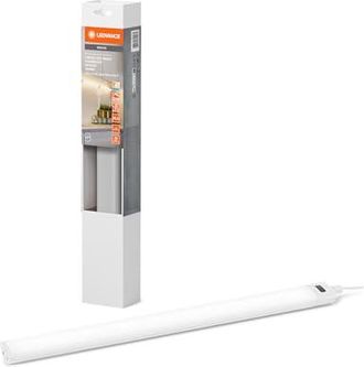 Ledvance Linear, rahmenloser Winkelsensor, 35 cm, CCT dimmbar, 5 W, 320 lm, 3000/4000/6500 K, warmweiß/kaltweiß/Tageslicht, weißes Aluminium, IP20