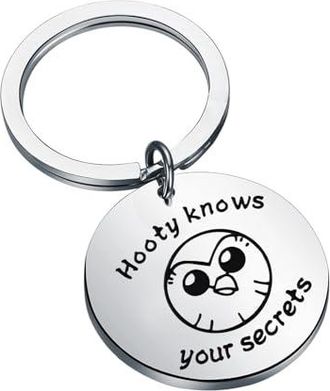 Generic Porte-cl&eacute;s &laquo; The Owl House &raquo; - Cadeau id&eacute;al pour les fans de Hooty Knows Your Secrets, Porte-cl&eacute;s H-k-y-secrets, S