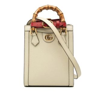 Gucci Pre-owned Diana Mini Bag - - Pre-owned - Damen - Wei&szlig; - ONE SIZE