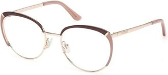 Guess Femme, Accessoires, Beige, Taille: 53 MM Round Optical Frame