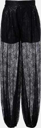 Nina Ricci Hose aus Spitze mit Pailletten