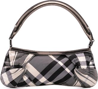 Burberry Crossbody Bags - Supernova Check Canvas Handbag - Gr. unisize - in Grau - f&uuml;r Damen