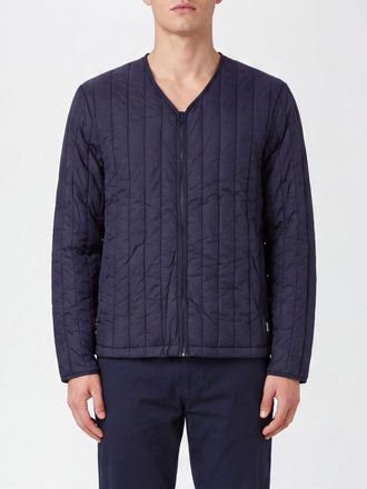 Rains Gesteppte Daunenjacke aus Polyester mit V-Ausschnitt und Rei&szlig;verschluss