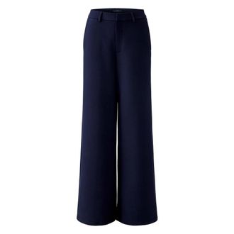 Oui Klassische Dunkelblaue Hose - - Trousers - Damen - Blau - XS